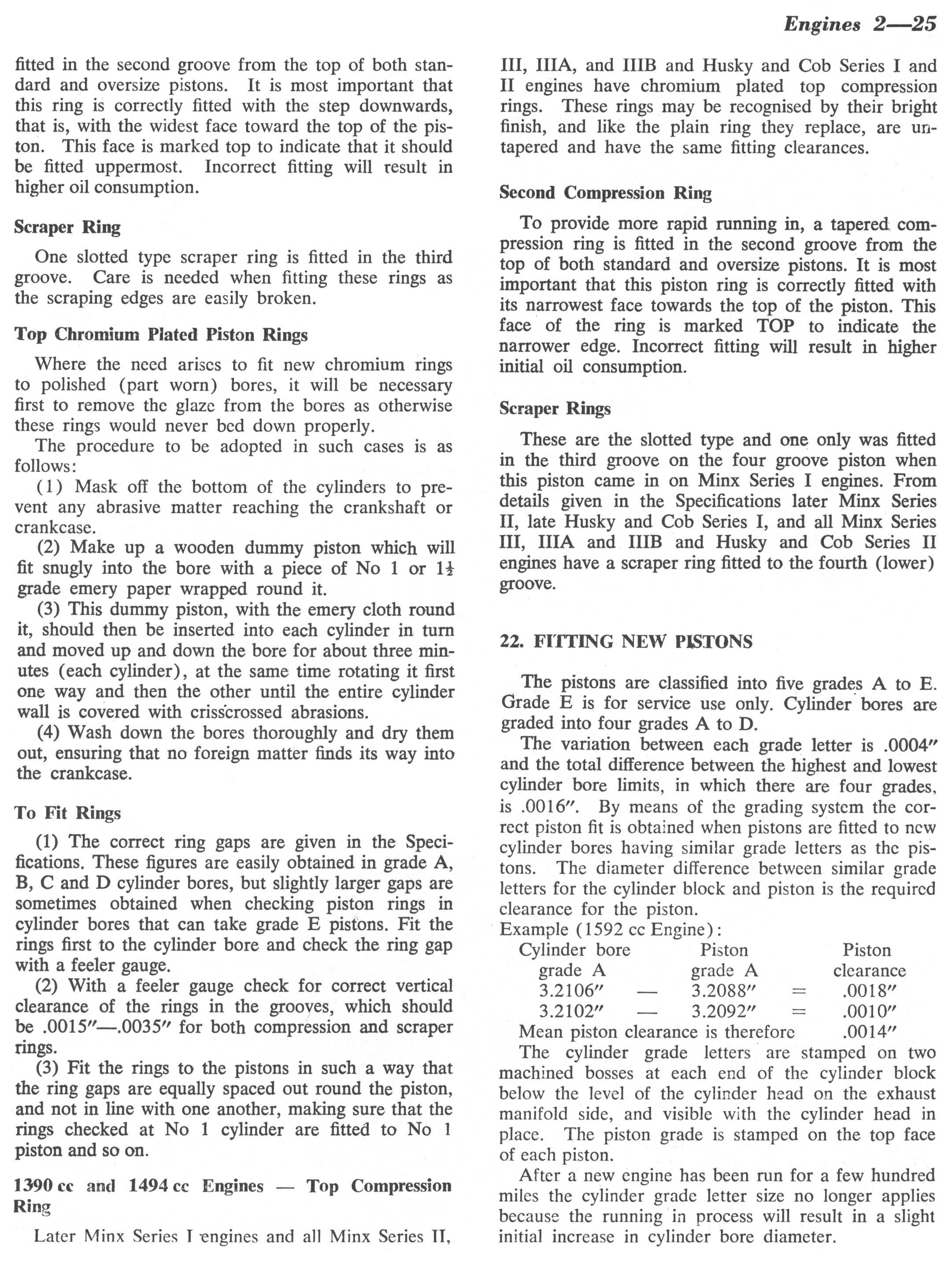 Scientific Publications Rootes Workshop Manual '58-66: Page 2-025